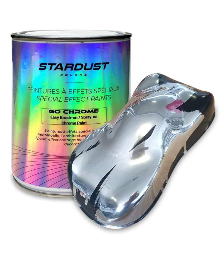 Go Chrome - Peinture chrome facile au pinceau – effet miroir liquide