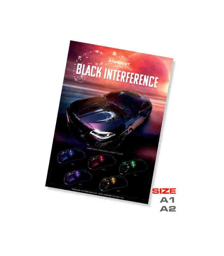 poster Black interference