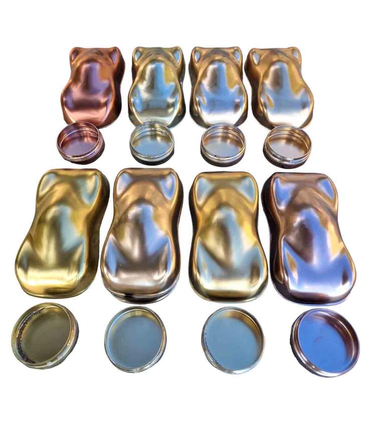 Peinture chrome or doré en spray ou au pinceau