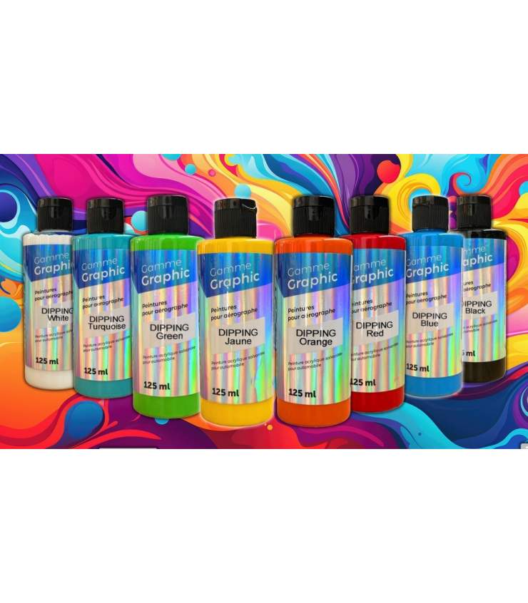 Peintures Dipping Graphic – 8 couleurs d'hydrotransfert